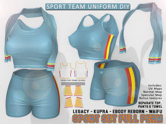 Second Life Marketplace Uwu Sport Set Full Perm